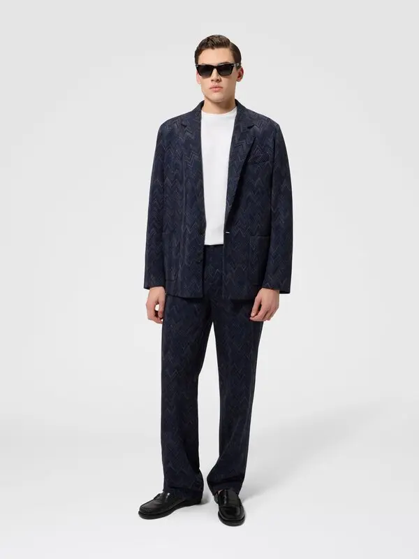 Missoni Striped Wool And Viscose Knit Trousers