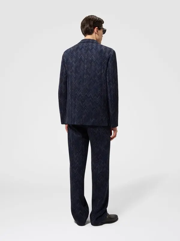 Missoni Striped Wool And Viscose Knit Trousers