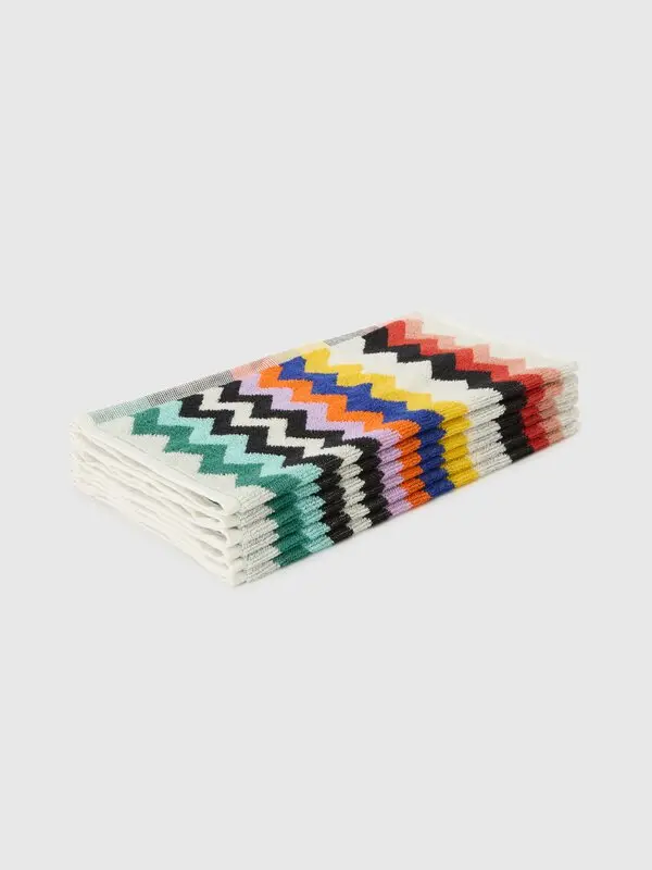 Missoni Best Set Of Six Pure Cotton Face Towels - Multicoloured