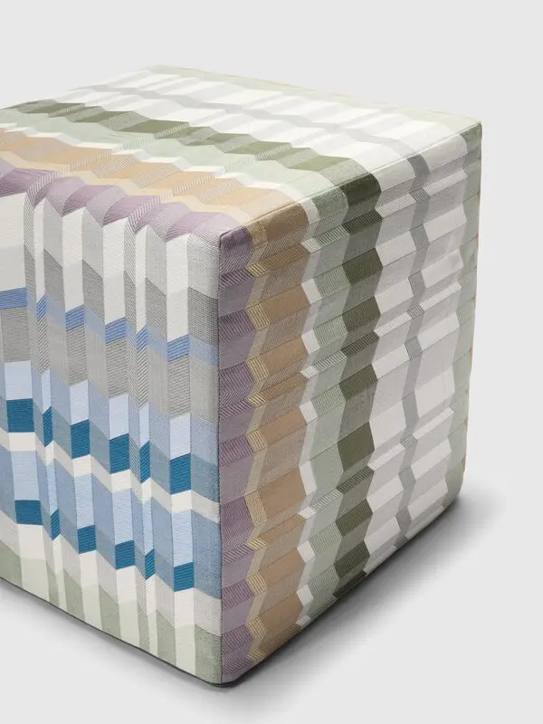 Missoni Positano Cubic Pouf 40x40x40 Cm