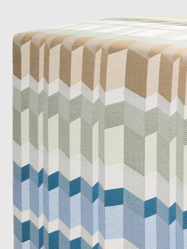 Missoni Positano Cubic Pouf 40x40x40 Cm
