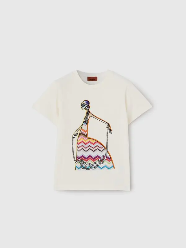 Missoni Short-sleeve Cotton Crewneck T-shirt