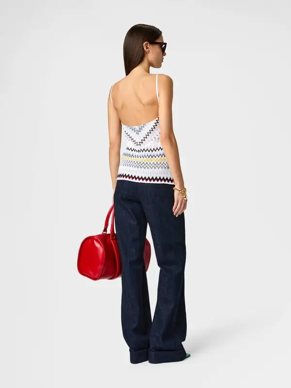 Missoni Top In Cotton And Viscose Zig Zag