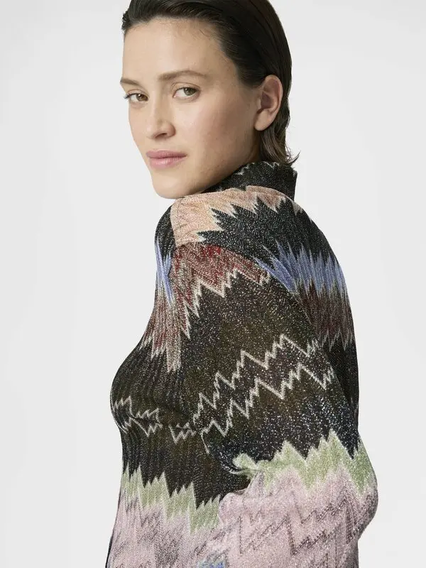 Missoni Snake-pattern Viscose Lamé Shirt