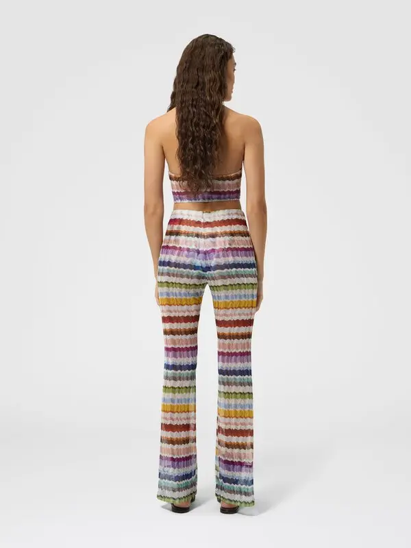 Missoni Zig Zag Tulle Halterneck Top