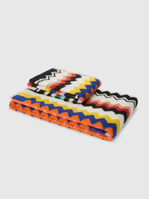 Missoni Two-piece Best Bath Set In Cotton Terry - Multicoloured