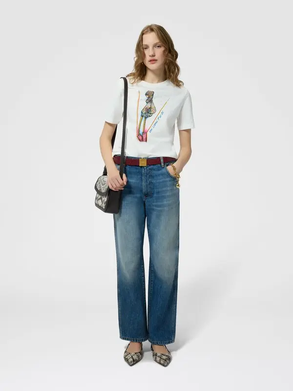 Missoni Printed Cotton Jersey Crewneck T-shirt