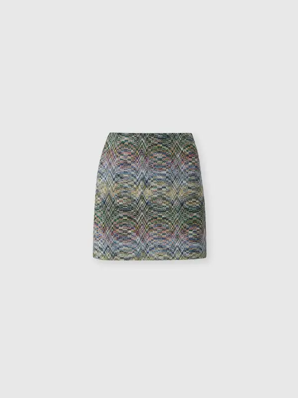 Missoni Viscose Lamé Mini Skirt