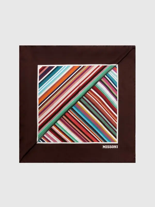 Missoni Pure Silk Striped Scarf