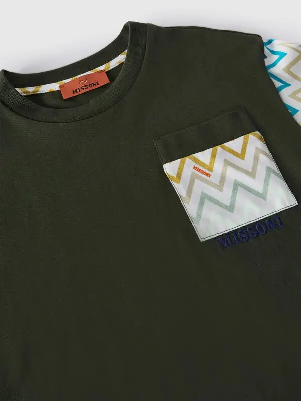 Missoni 100% Cotton Crewneck T-shirt
