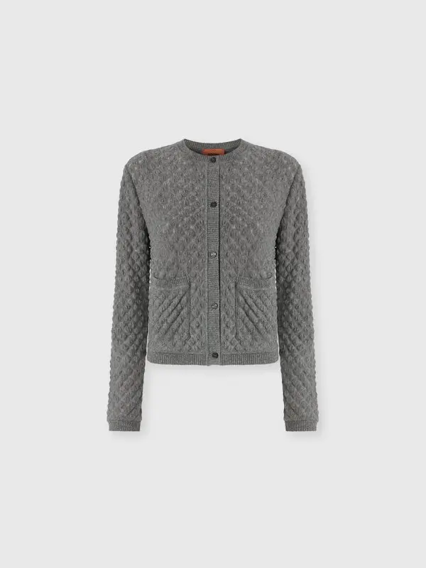 Missoni Cashmere Cardigan With Lace Pattern