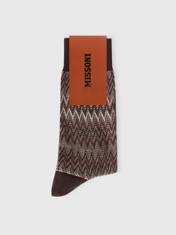 Missoni Mid-length Cotton-blend Zigzag Socks