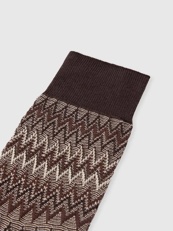 Missoni Mid-length Cotton-blend Zigzag Socks