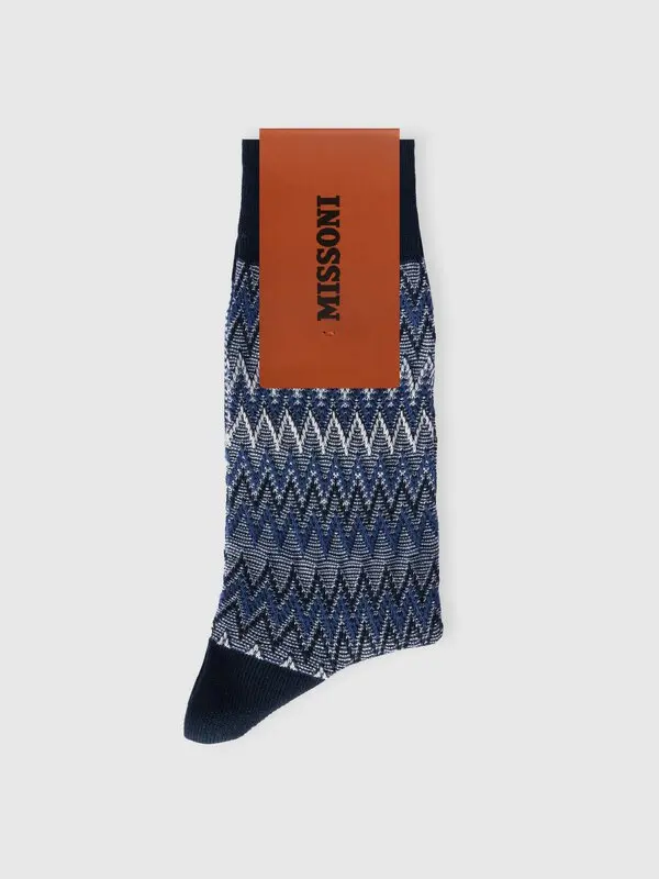 Missoni Mid-length Cotton-blend Zigzag Socks