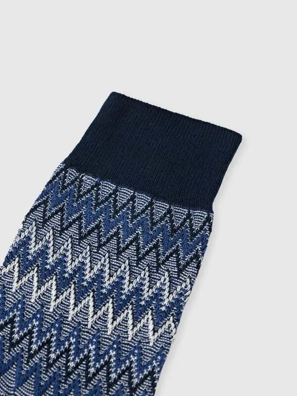 Missoni Mid-length Cotton-blend Zigzag Socks