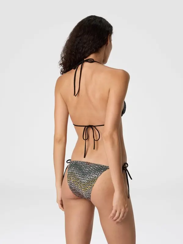 Missoni Mixed Viscose Lamé Bikini With Sequins
