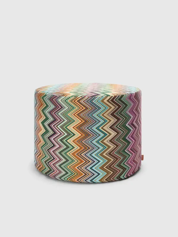 Missoni Jarris Cylindrical Pouf 40x30 Cm