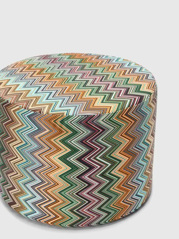 Missoni Jarris Cylindrical Pouf 40x30 Cm
