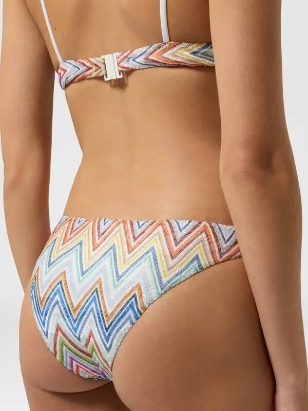 Missoni Zig Zag Printed Fabric Bikini With Balconette Top