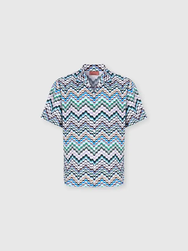 Missoni Short-sleeve Viscose Bowling Shirt