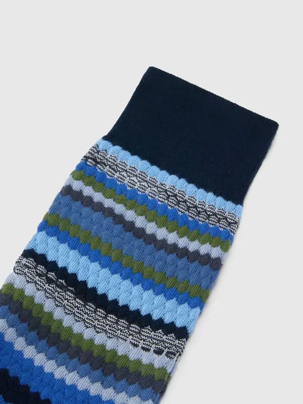 Missoni Mid-length Socks With Waffle Pattern