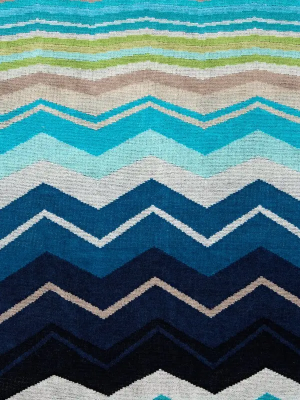 Missoni Hugo Beach Towel 100x180 - Turquoise Multicoloured