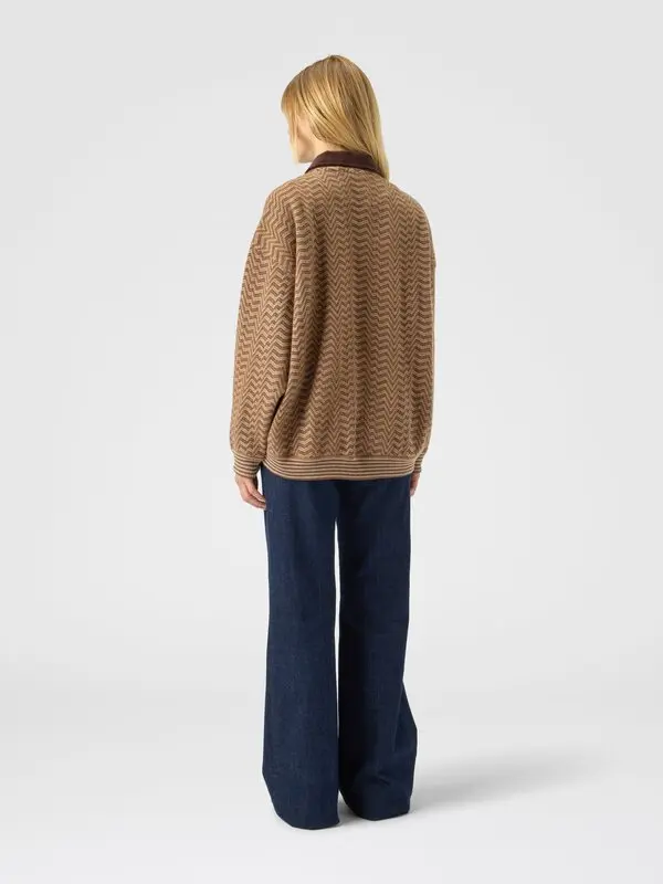 Missoni Chevron Polo Sweater