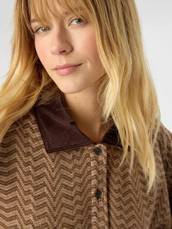 Missoni Chevron Polo Sweater