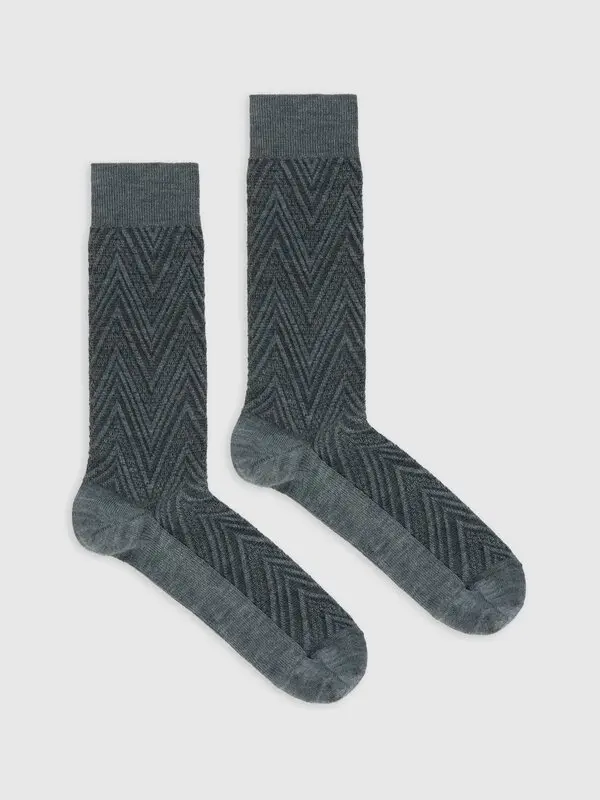 Missoni Wool-blend Ankle Socks - Multicoloured