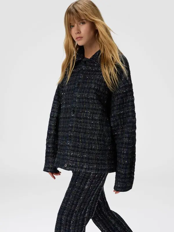 Missoni Overshirt With Wave Check Pattern