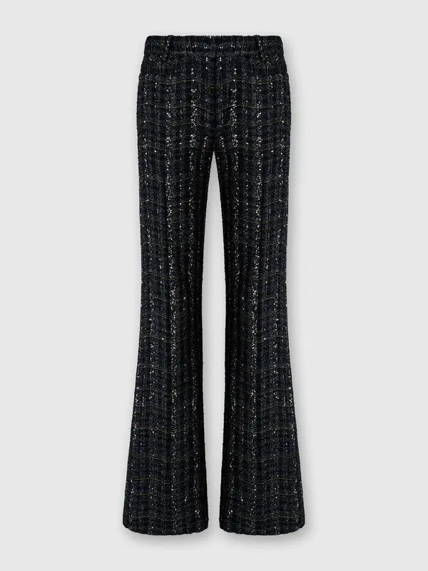 Missoni S Tailored Check And Wave Pattern Trousers