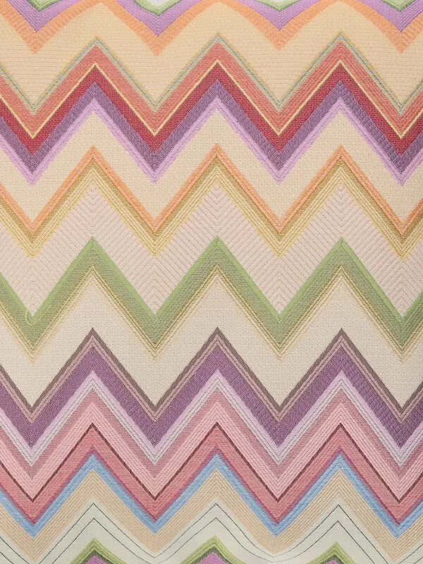 Missoni Agadir Cushion 40x40 Cm - Orange Multicoloured