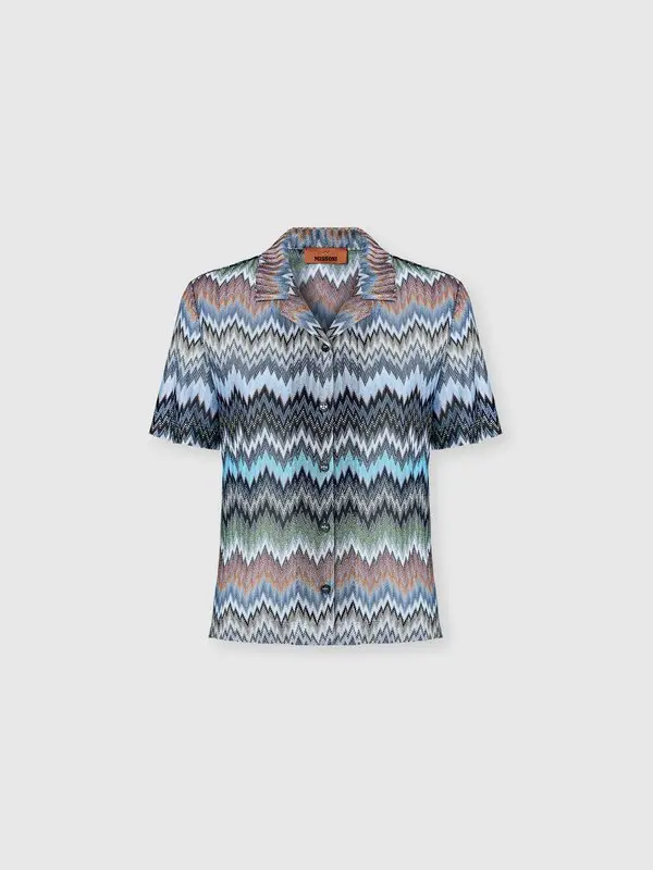 Missoni Snake-pattern Viscose Bowling Shirt