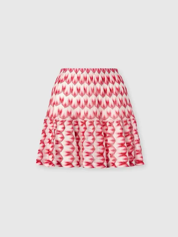 Missoni Mini Skirt In Floral-pattern Viscose