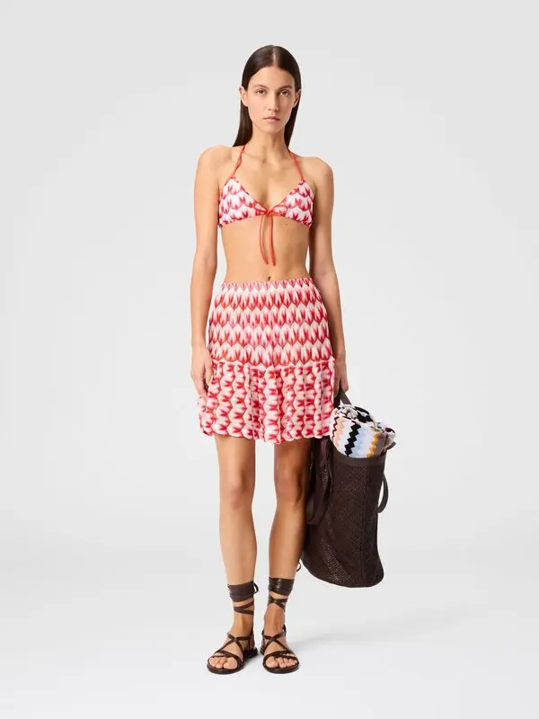 Missoni Mini Skirt In Floral-pattern Viscose