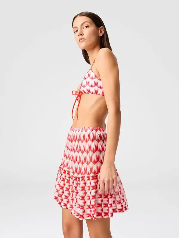 Missoni Mini Skirt In Floral-pattern Viscose