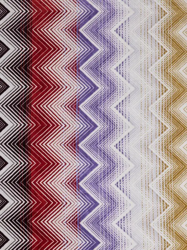 Missoni Marea Bath Mat 100% Cotton With Chevron Pattern 70x160 Cm 1000 Gr/m