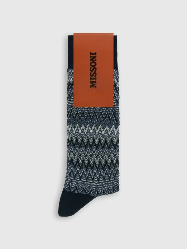 Missoni Zig Zag Cotton-blend Ankle Socks