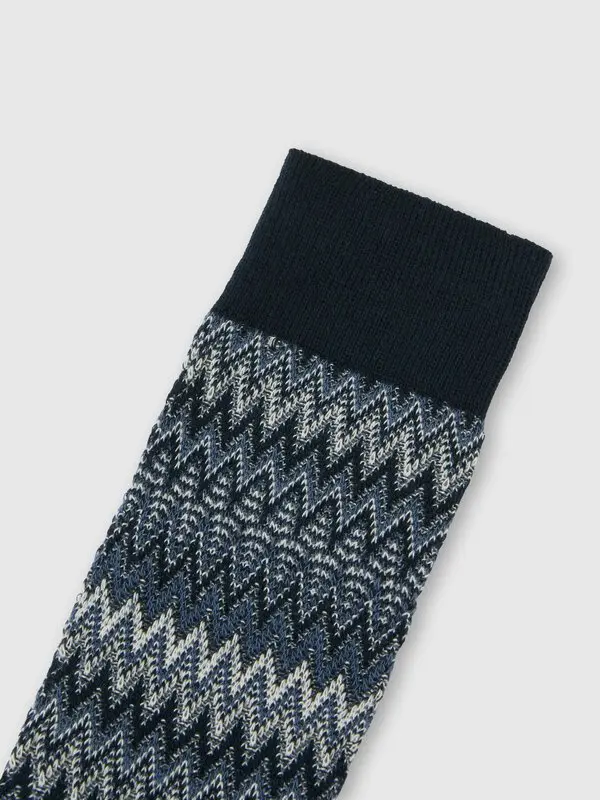 Missoni Zig Zag Cotton-blend Ankle Socks