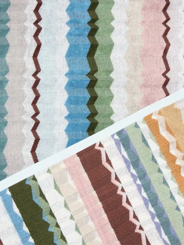 Missoni Eva Cotton Terry Bath Towel 100x150 Cm - Multicoloured
