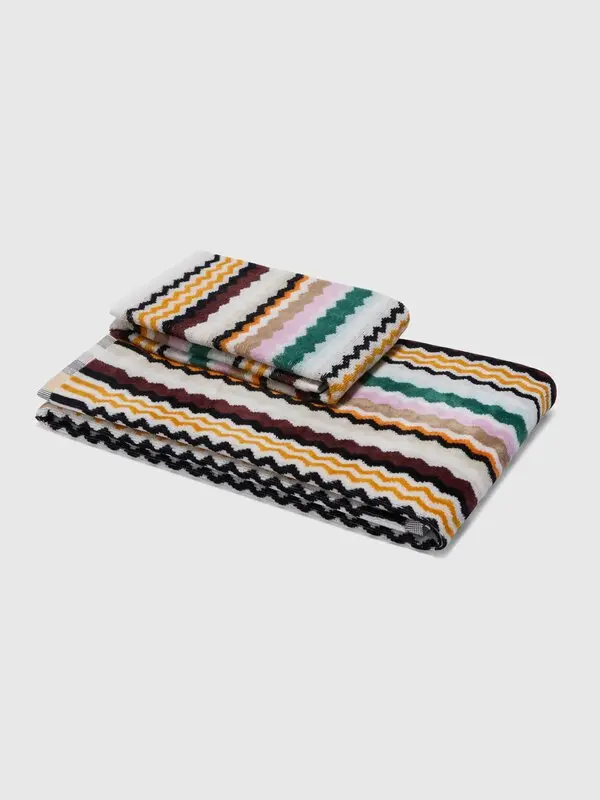 Missoni Aura Two-piece Cotton Towel Set - Multicoloured