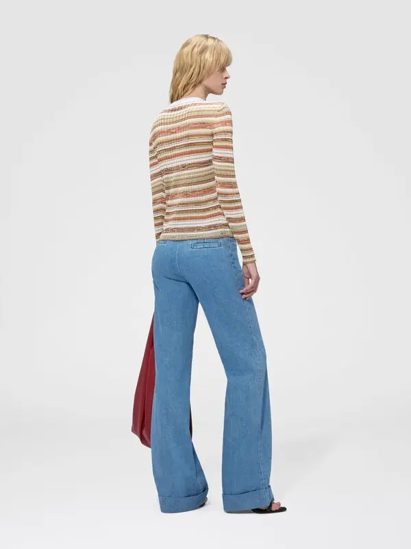 Missoni Ribbed Striped Viscose-blend Cardigan