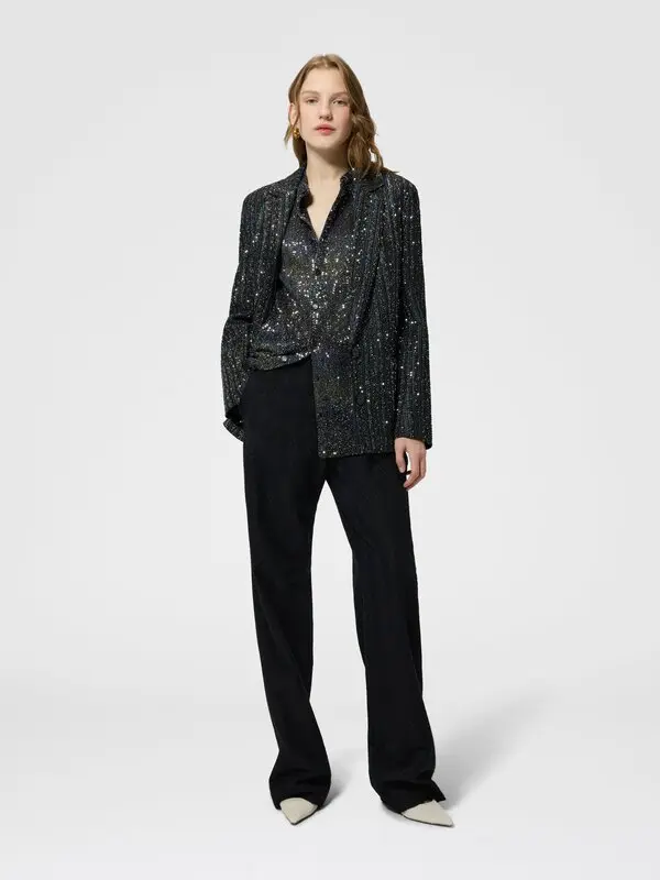 Missoni Striped Lamé Knit Blazer