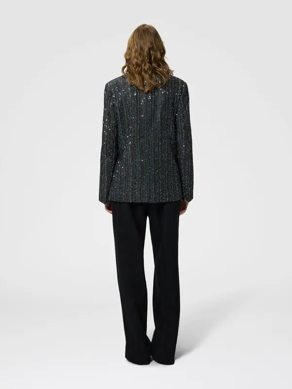 Missoni Striped Lamé Knit Blazer