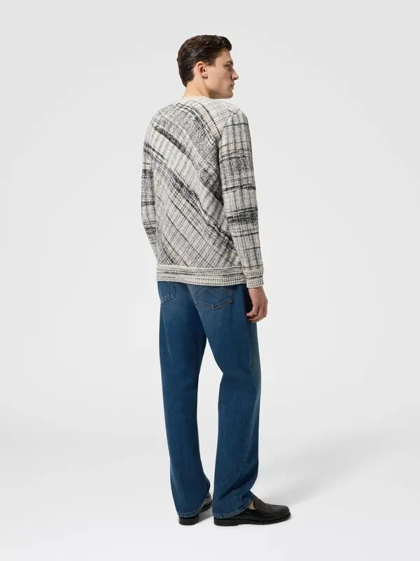 Missoni Wool-blend Pullover With Macro-check Pattern