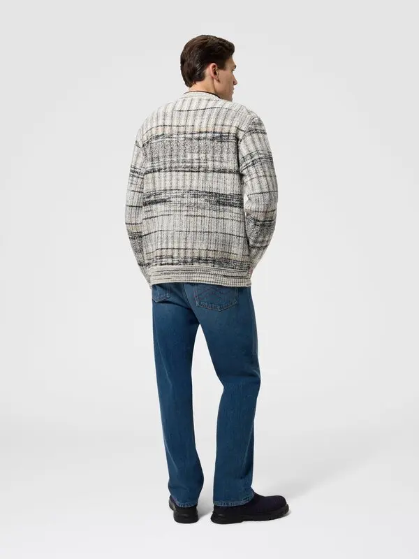 Missoni Wool-blend Check Cardigan With Side Pockets