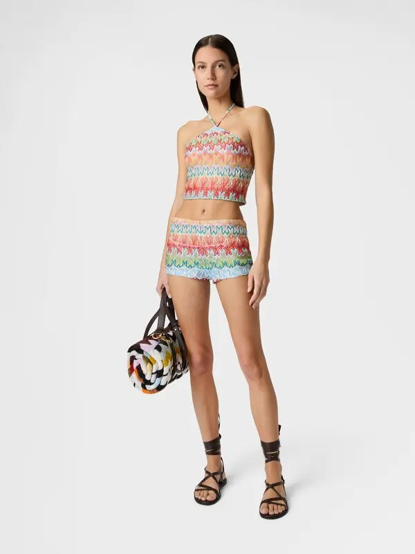 Missoni Hot Pants In Viscose With Floral Pattern