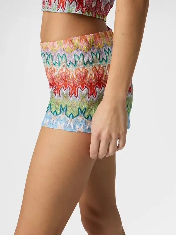 Missoni Hot Pants In Viscose With Floral Pattern