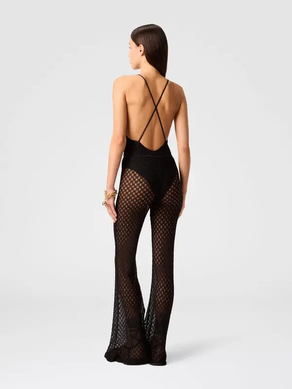Missoni Flared Lamé Viscose Raschel Trousers
