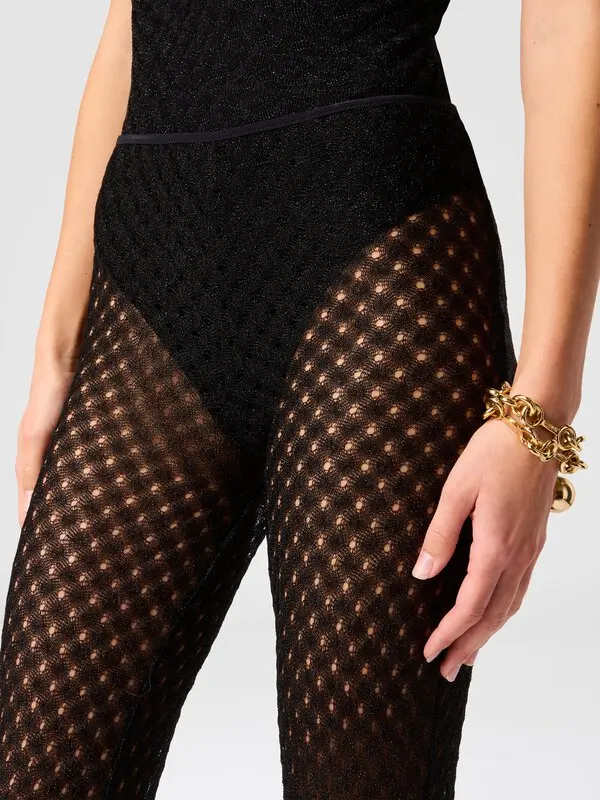 Missoni Flared Lamé Viscose Raschel Trousers